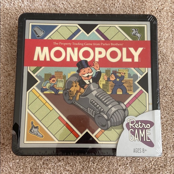 Hasbro | Games | Monopoly Retro Game Classic Board Game | Poshmark
